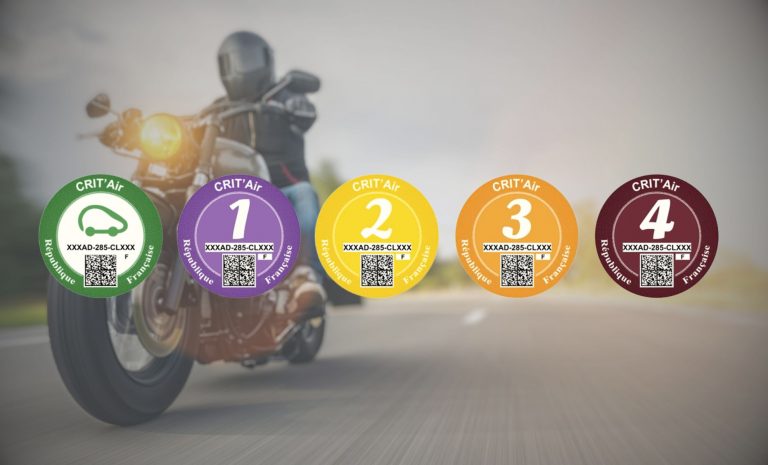 Crit’Air motorcycle sticker - Two-Wheels